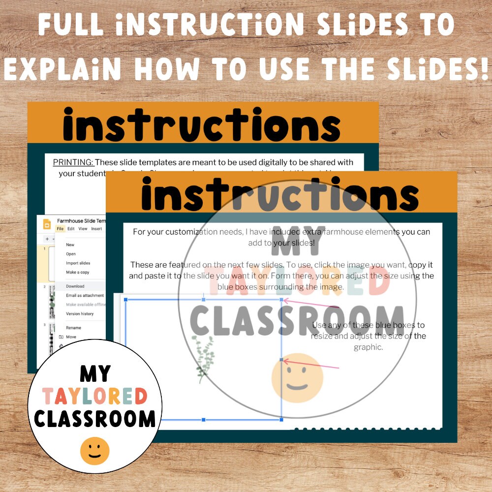 Fall Boho Retro Google Slides Templates - Etsy