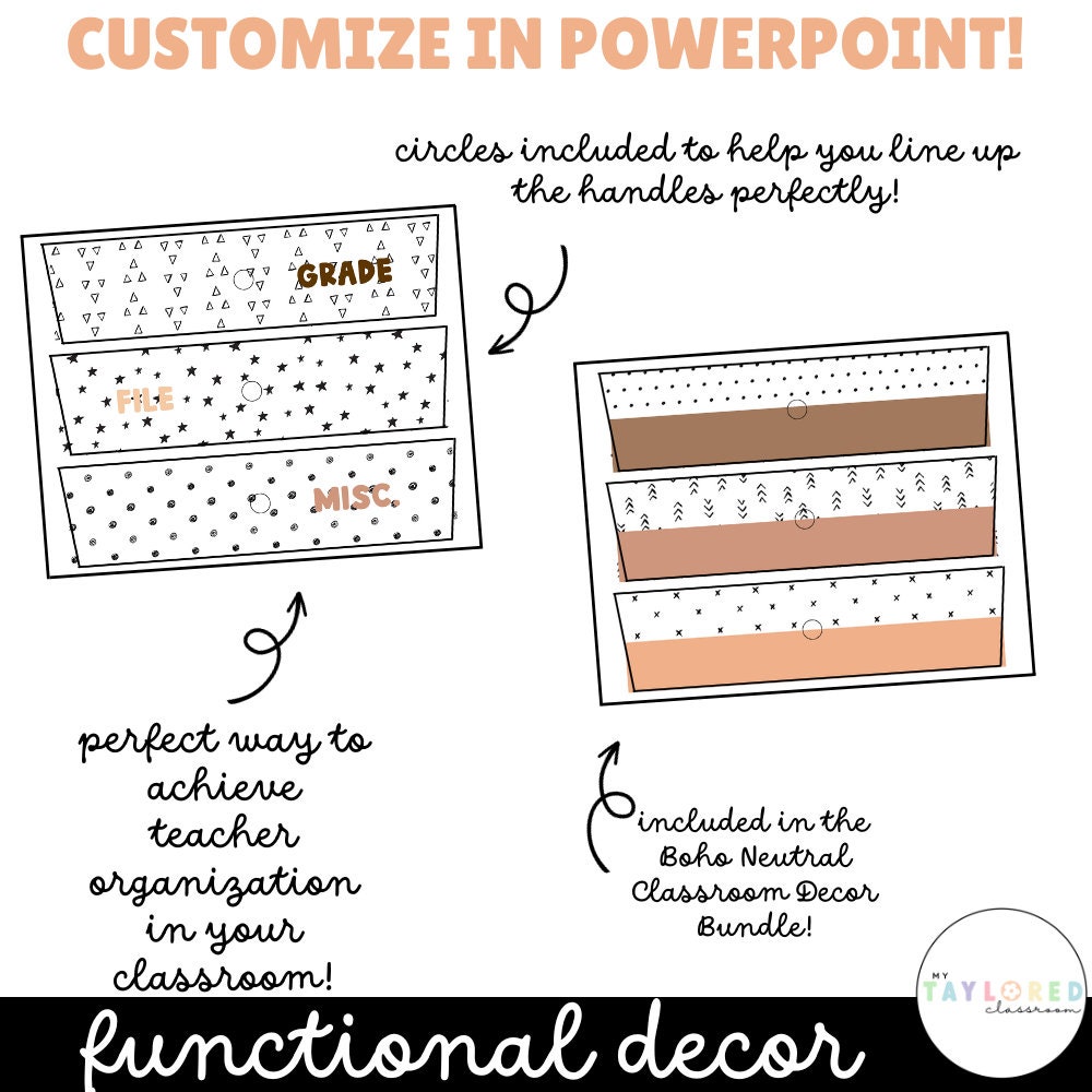 Boho Neutral Rolling Cart Labels | Teacher Trolley Labels | Boho ...