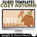 Cozy Fall Google Slides Templates | EDITABLE | Powerpoint Slides | Fall ...