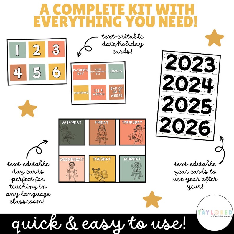 Superhero Classroom Calendar Kit | EDITABLE | Superhero Classroom Decor ...