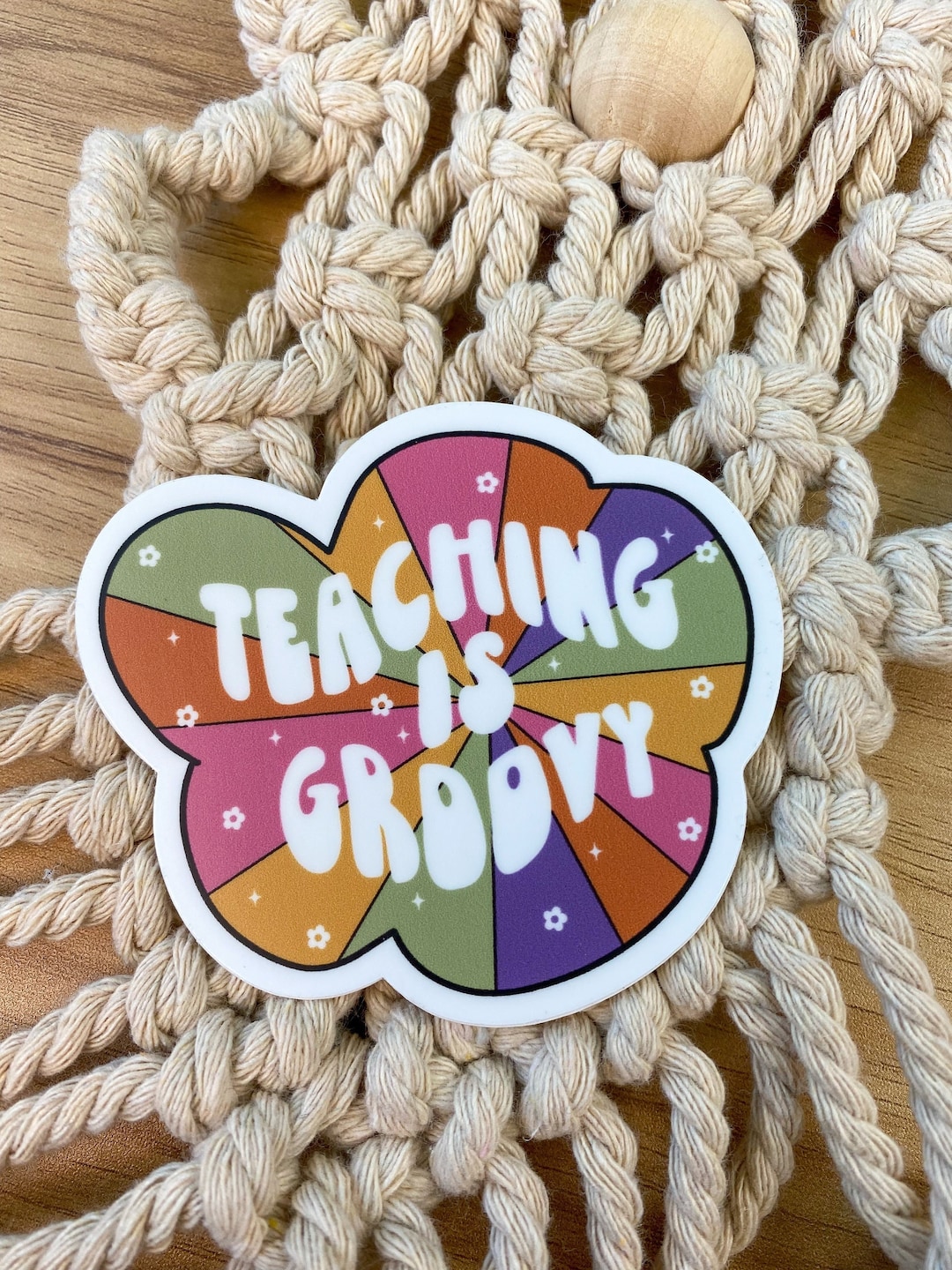 Teaching is Groovy Teacher Sticker Teacher Sticker - Etsy