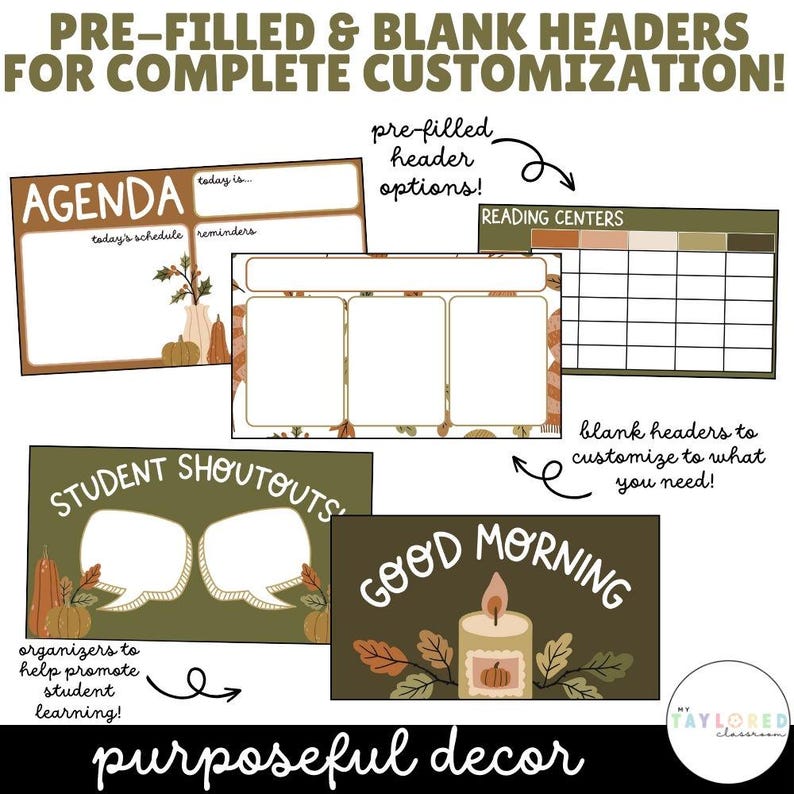 Cozy Autumn Google Slides Templates | EDITABLE | Powerpoint Slides ...