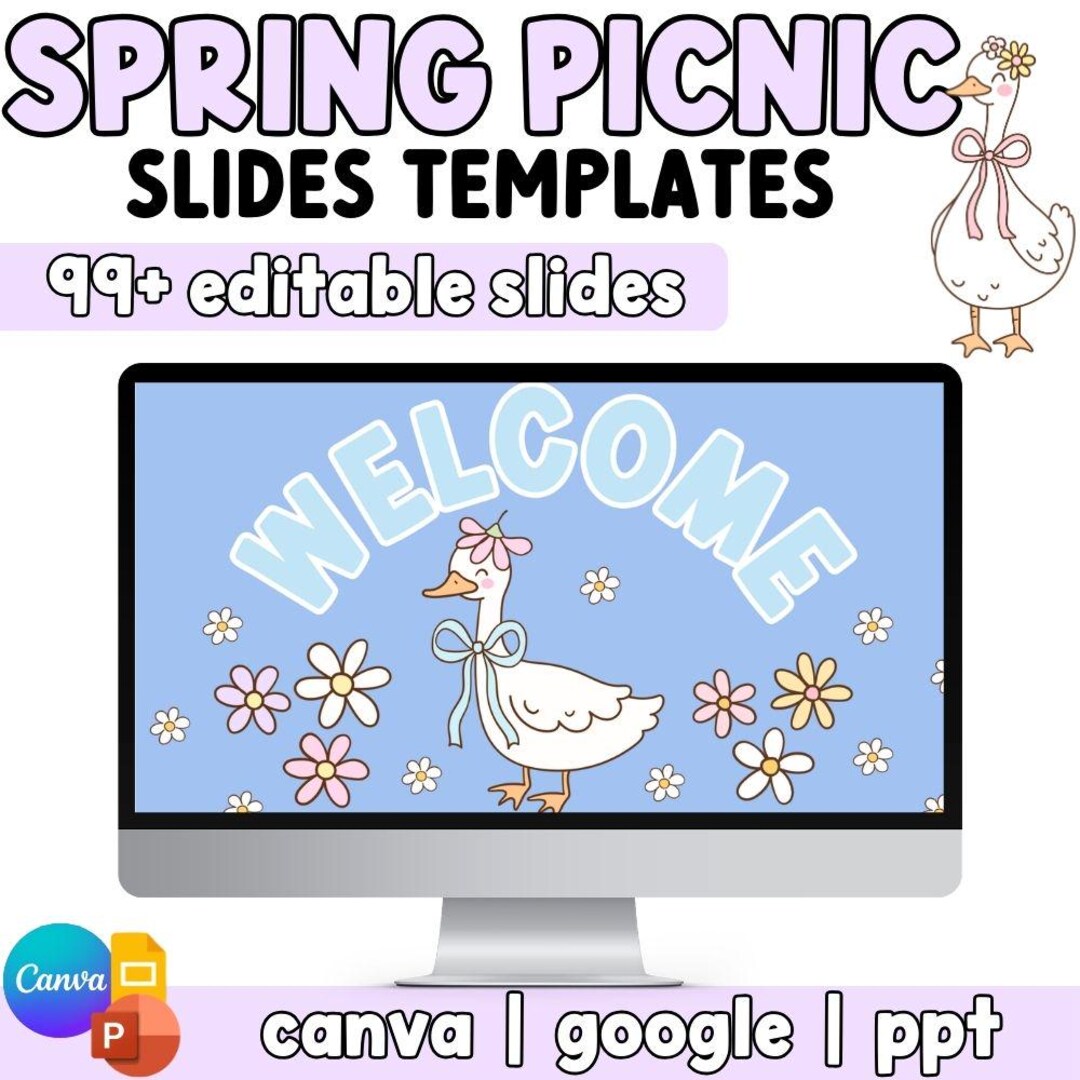 Pastel Spring Classroom Slides Templates | Editable Classroom Slides ...