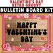 Valentine's Day Retro Groovy Bulletin Board Kit or Door Decor - Etsy