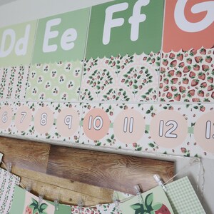 Vintage Strawberry Classroom Decor Bundle - EDITABLE Powerpoint and ...
