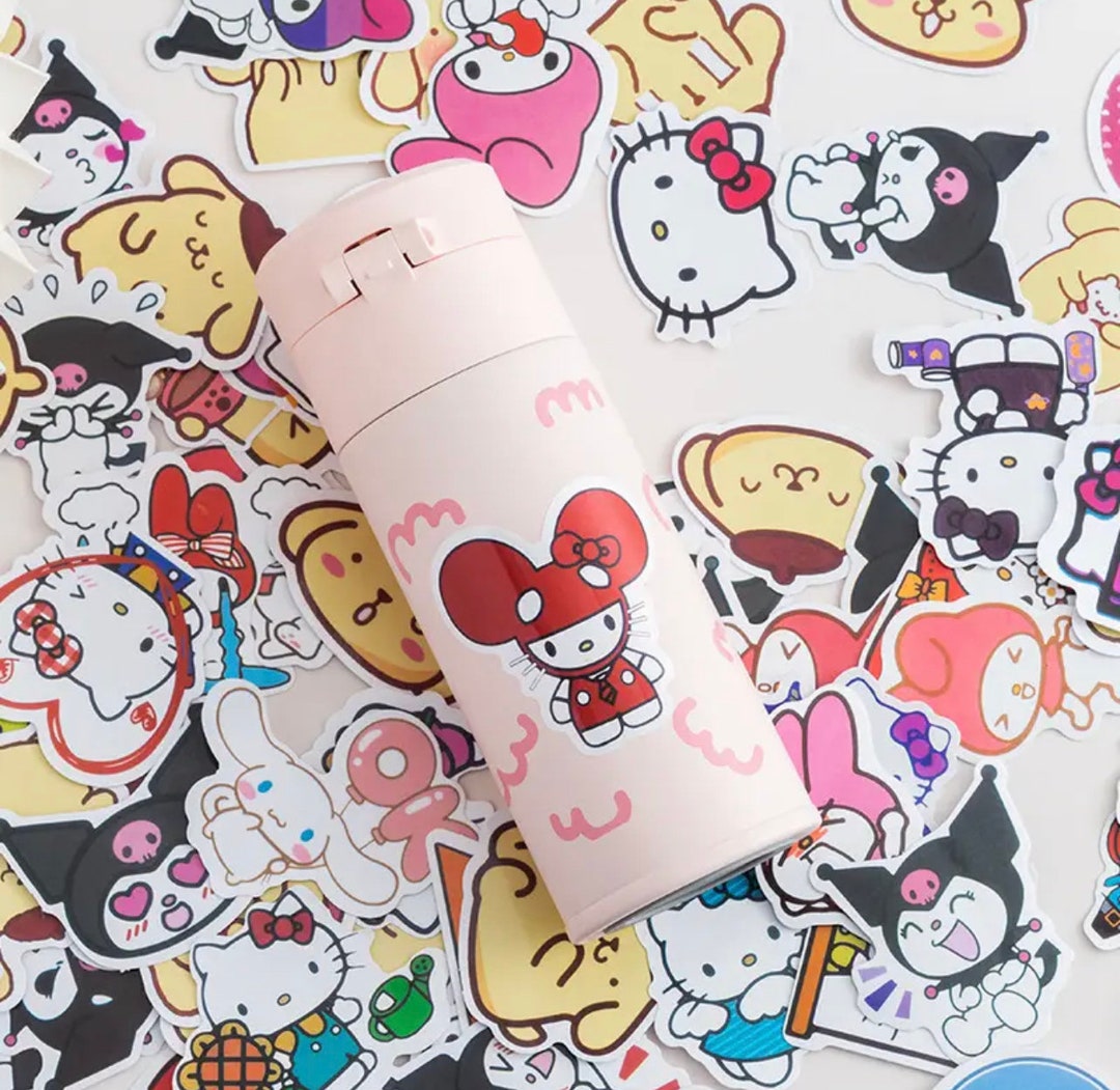 Sanrio Decal Stickers Cute Kawaii Sanrio Cartoon Character - Etsy