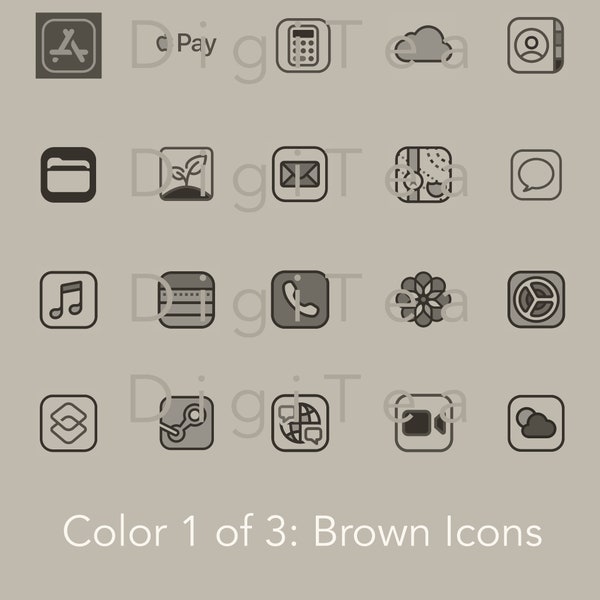 Beige Icon - Etsy