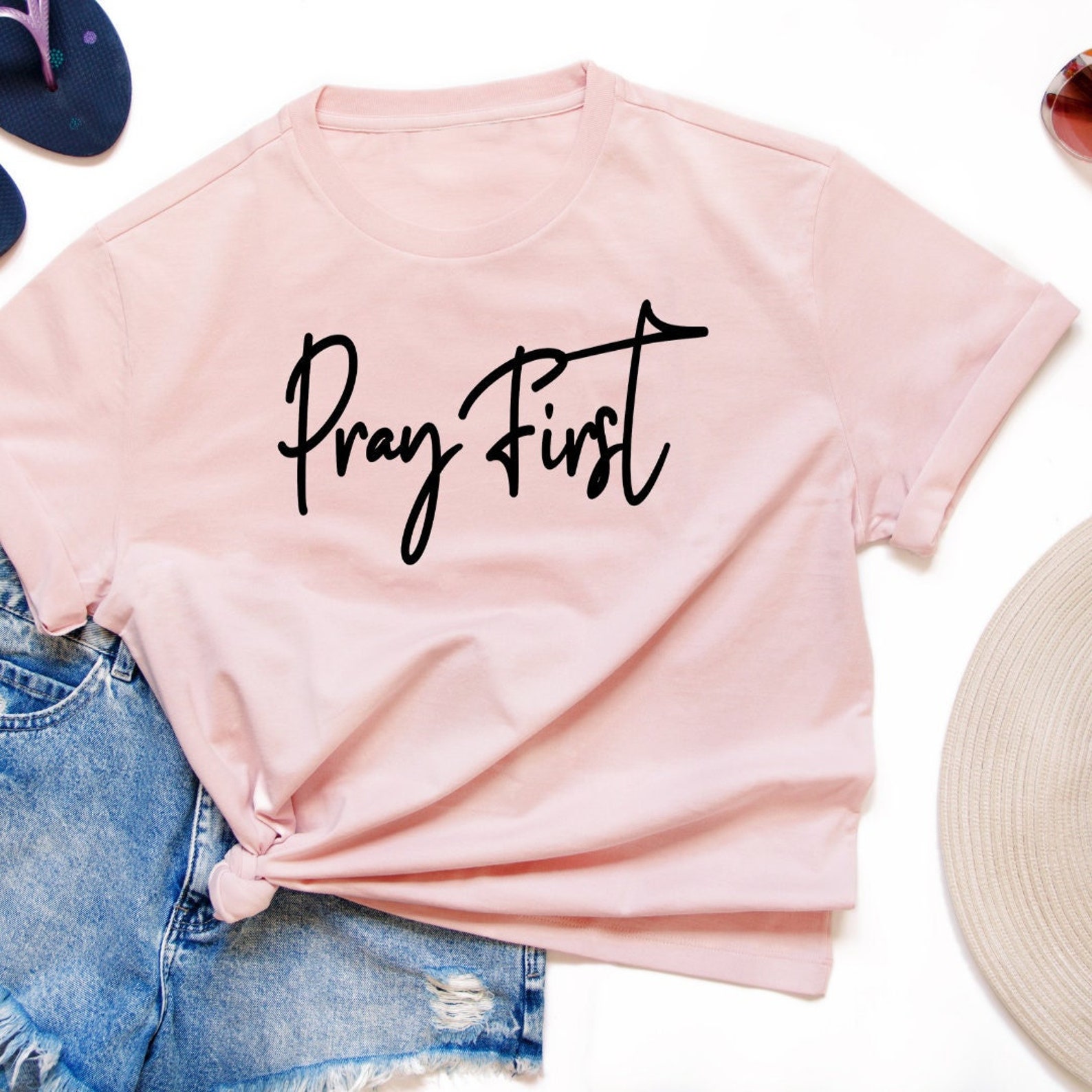 Pray First - SVG - Etsy