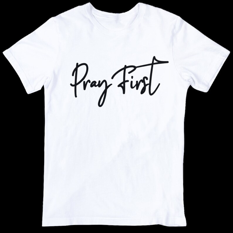 Pray First - SVG - Etsy