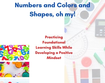 Numbers and Shapes | Etsy