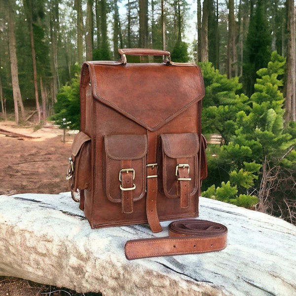 Leather Satchel - Etsy