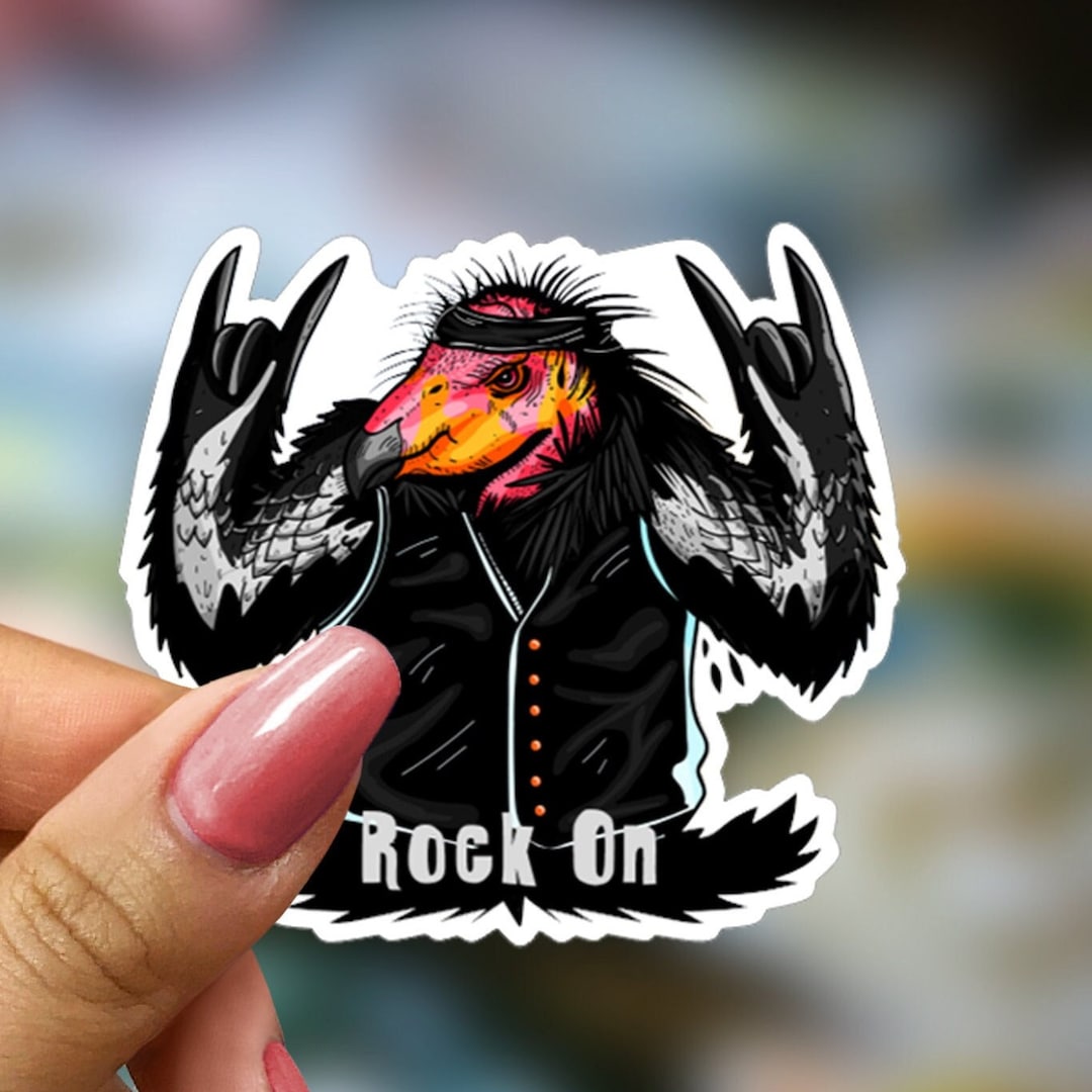 Condor Sticker, Cute Animal Sticker, Music Gift, California Condor, - Etsy