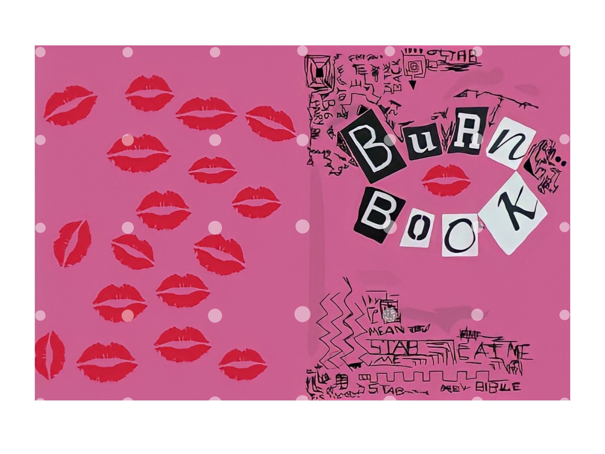 Mean Girls Burn Book Journals & Notebooks Cover Version | Etsy