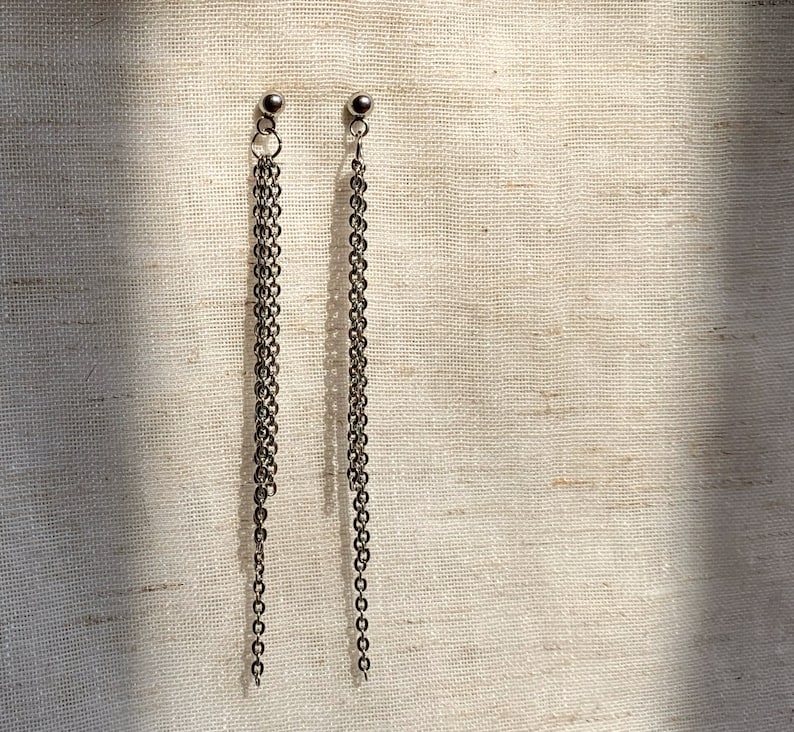 BTS V Earrings Kim Taehyung Long Tassel Earrings BTS Dangle - Etsy Canada