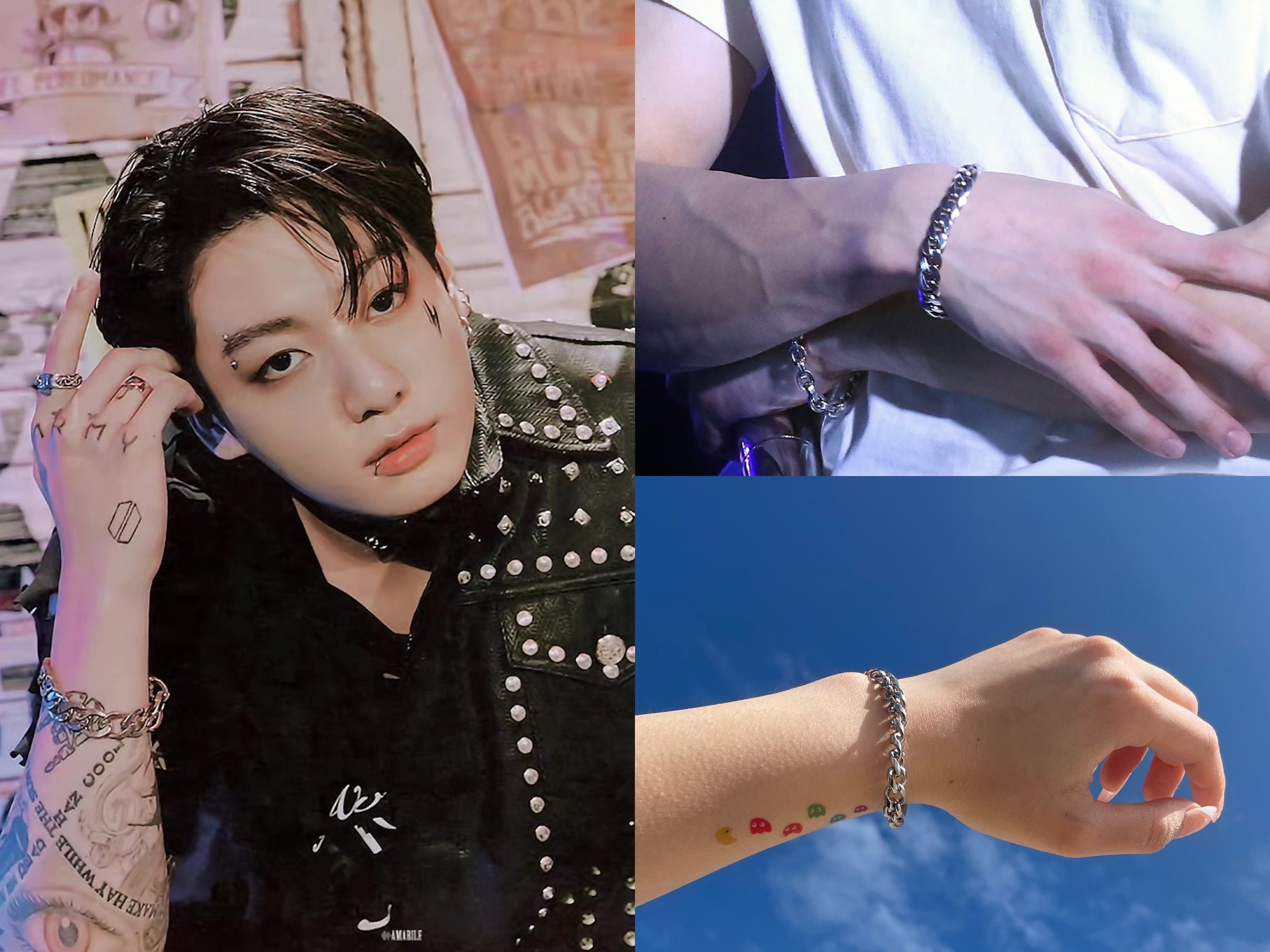 BTS Jungkook Chain Bracelet BTS Bracelet Bangtan Gifts - Etsy UK