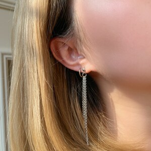 BTS V Earrings Kim Taehyung Long Tassel Earrings BTS Dangle - Etsy Canada