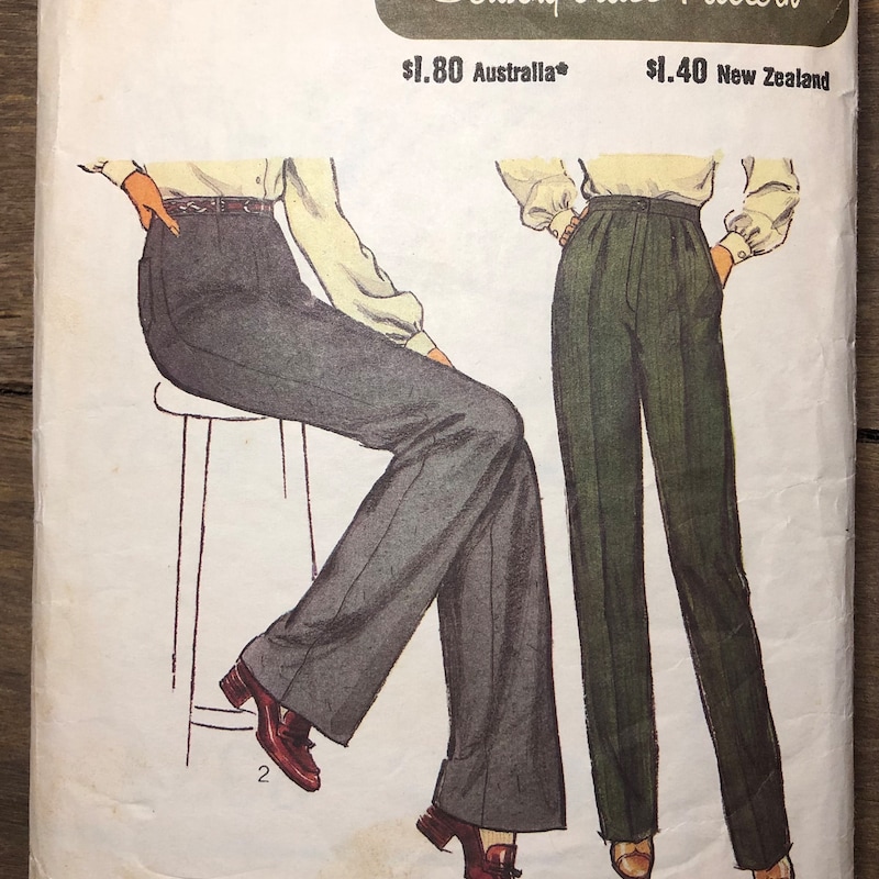 Bootcut Pants Pattern - Etsy