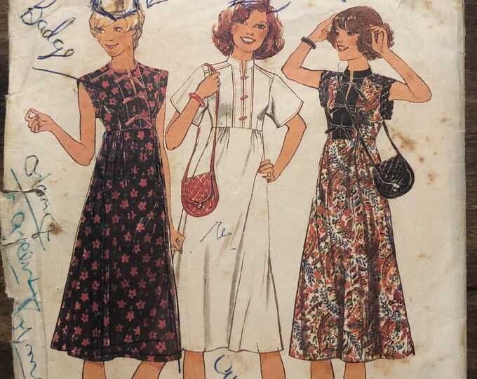 70’s Cheongsam Qipao Dress Sewing Pattern Style 1573 Size 12 - Etsy