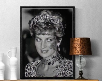Princess Diana Art Framed - Etsy