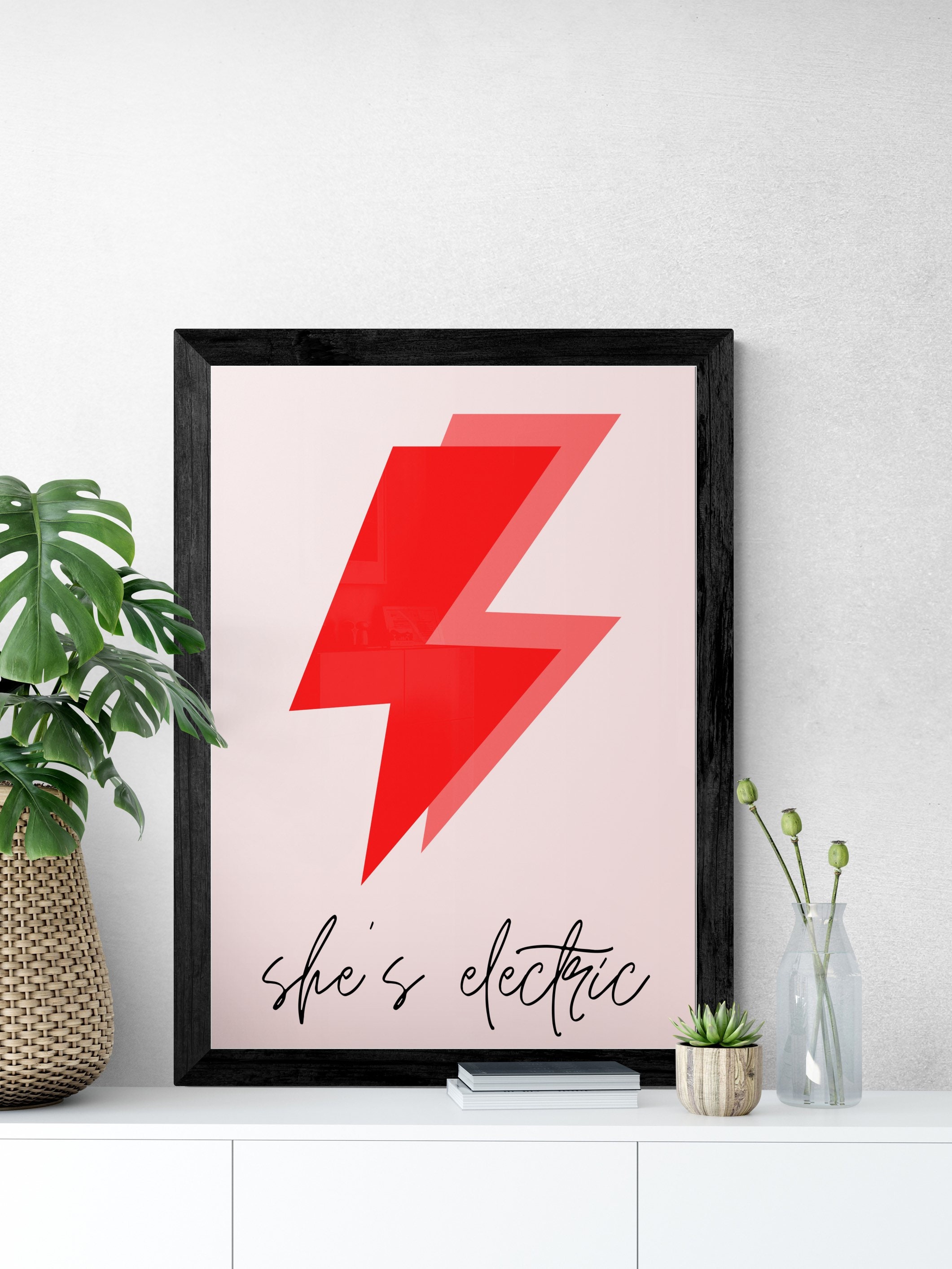 Electric Poster Art - Etsy