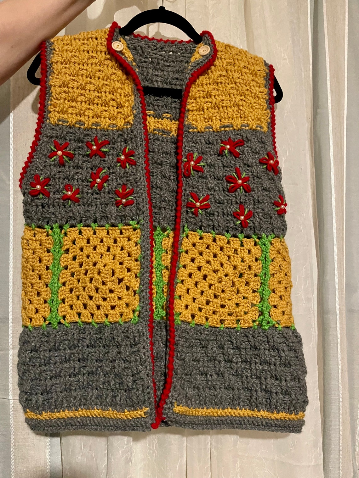 Crochet Vest for Kids and Adults Stylish Unique Style Different Sizes ...