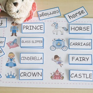 Alphabet Matching Activity ,princess Alphabet Maching,uppercase and ...