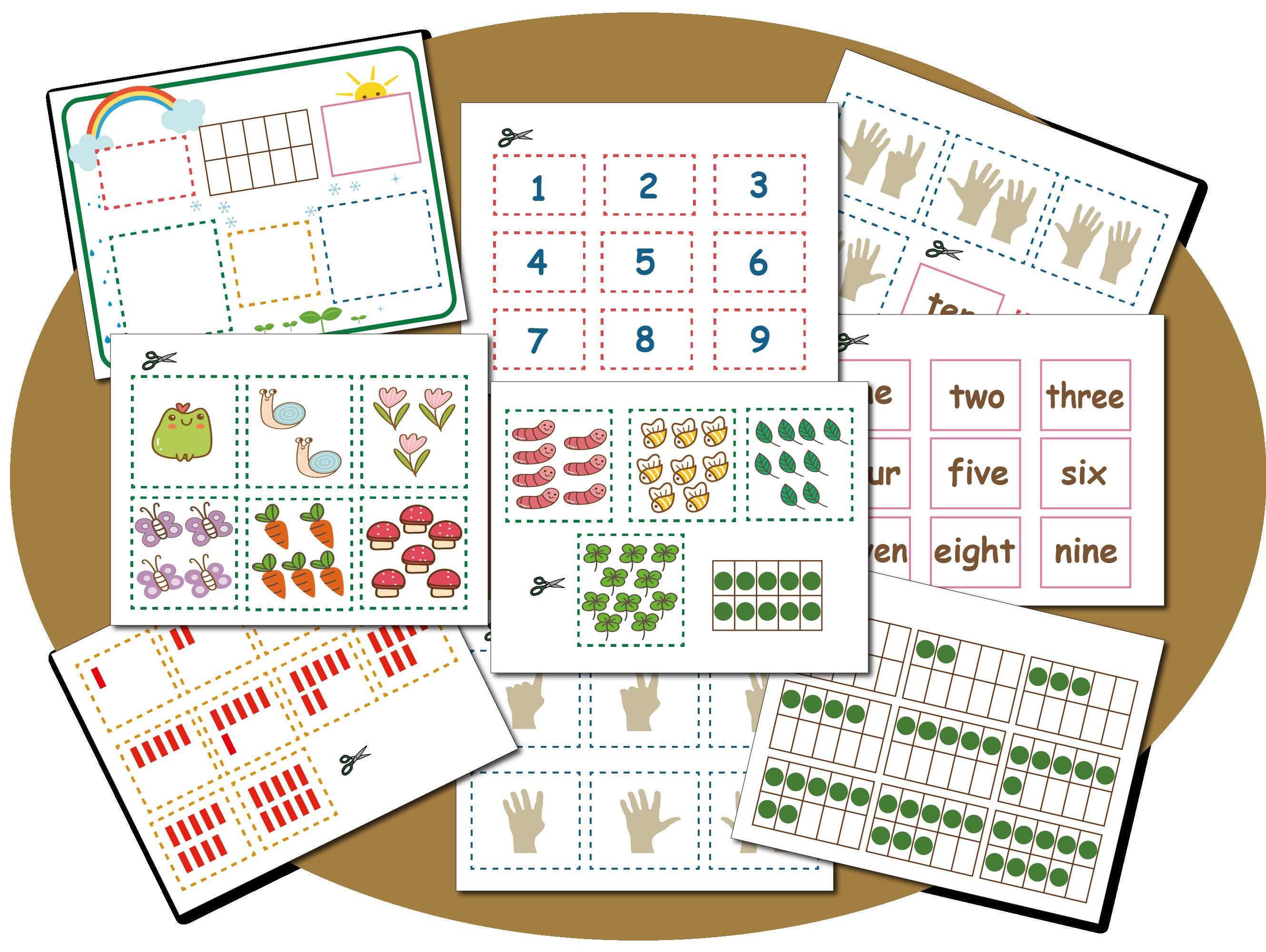 Counting Activity for Kids,counting Practice Printable for Toddlers ...