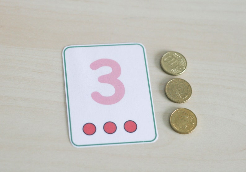 Number Printable Flashcards, Busy Book, Flash Cards, Baby Flash Cards ...