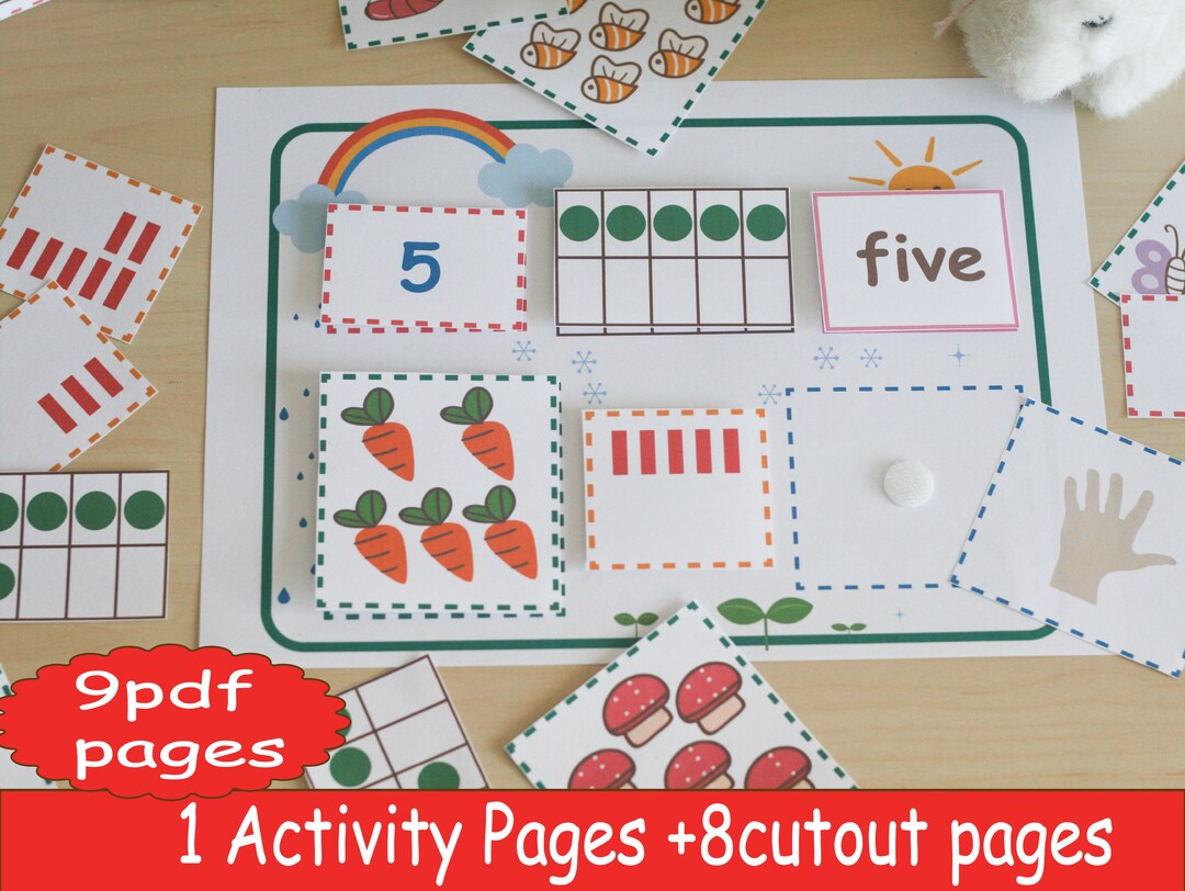 Counting Activity for Kids,counting Practice Printable for Toddlers ...