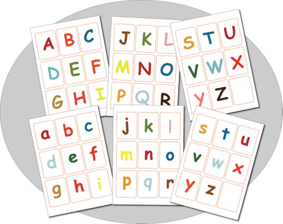 Preschool Abc Letters Printable Free Customizable Alphabet Flashcard