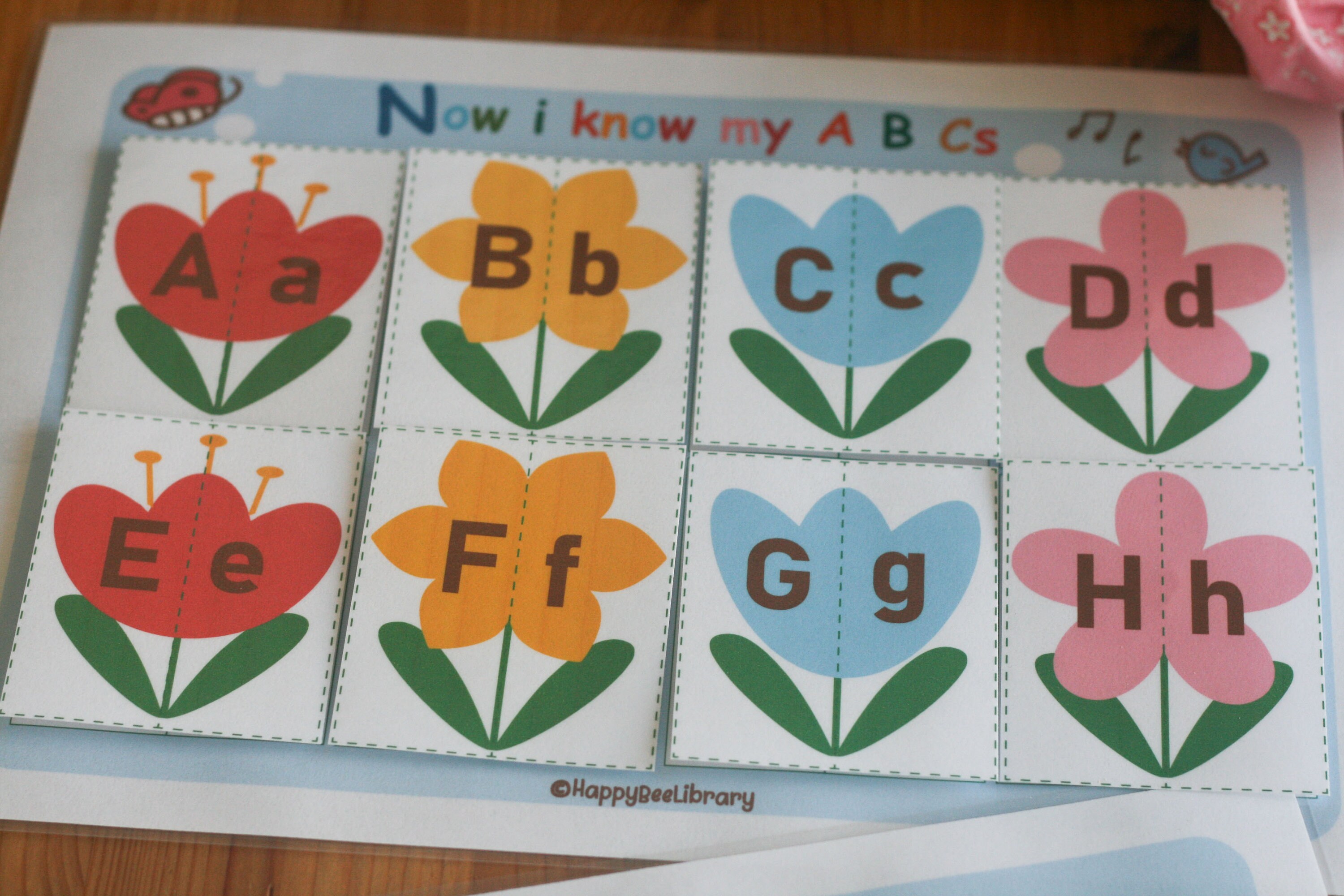 Alphabet Matching Activity Letter Match Montessori Printable Upper ...