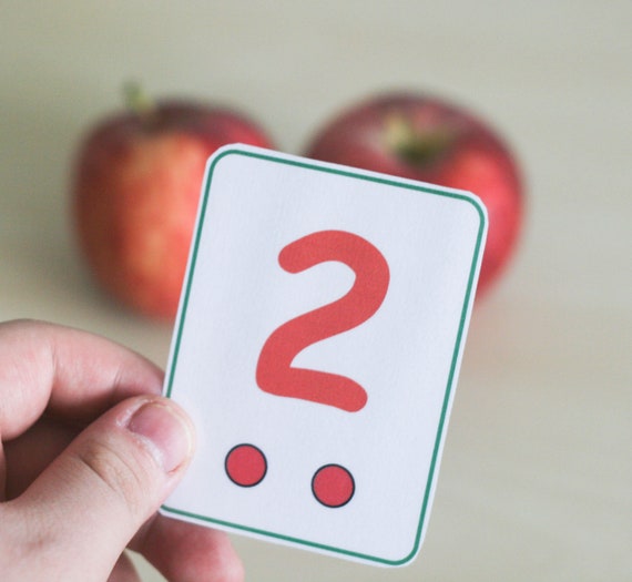 Number Printable Flashcards Busy Book Flash Cards Baby | Etsy