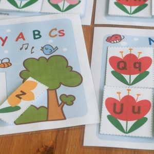 Alphabet Matching Activity Letter Match Montessori Printable Upper ...