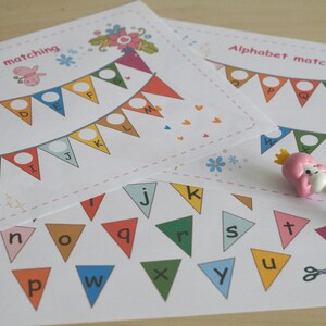 Alphabet Matching Activity ,princess Alphabet Maching,uppercase and ...
