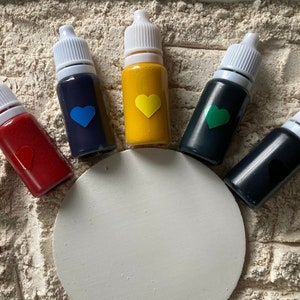 Jesmonite Pigment Set: 6 Basic Colors for AC100, 200, 300, Raysin - Etsy UK