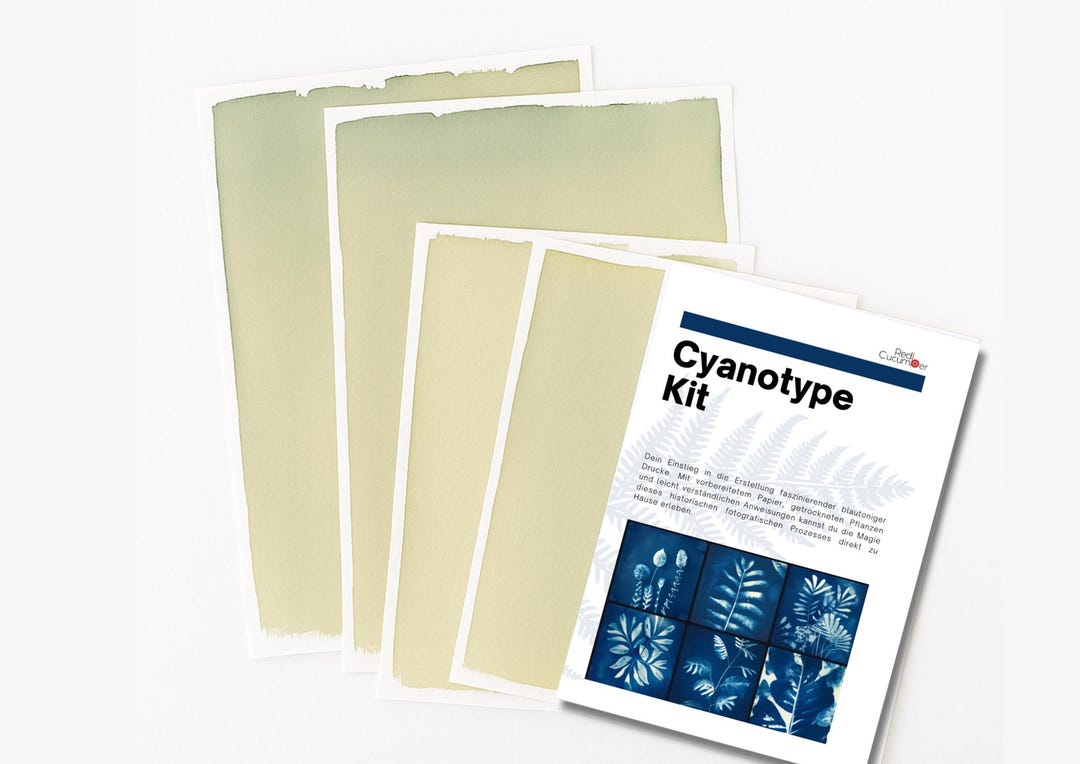 Ready-to-gift Complete DIY Cyanotype Kit for Sun Printing - Includes ...