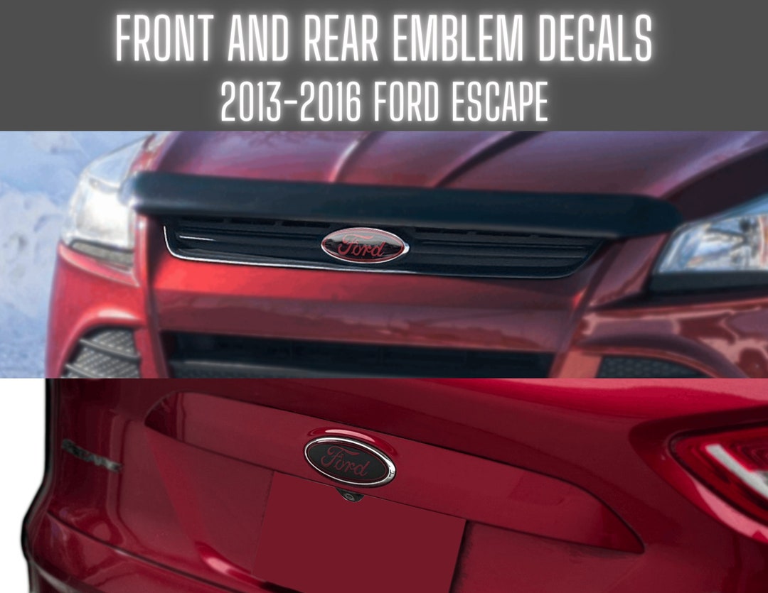 2013-2016 Escape Emblem Color Personalization Decals Please Read the ...
