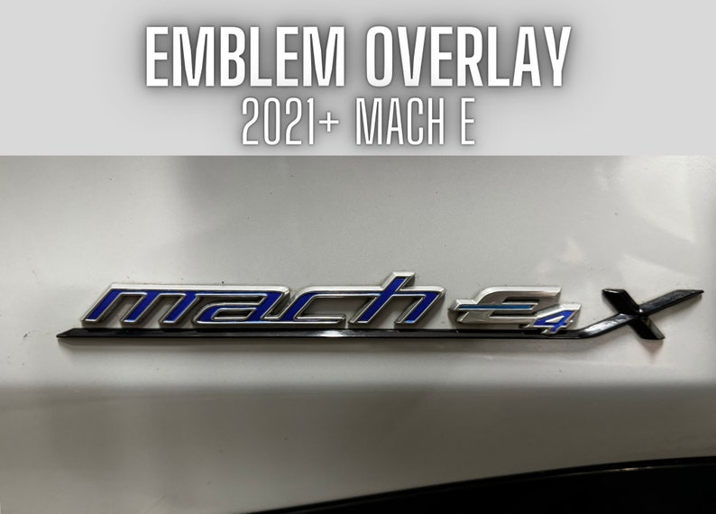 2021-2023 Mustang Mach E Door Emblem Overlay - Etsy