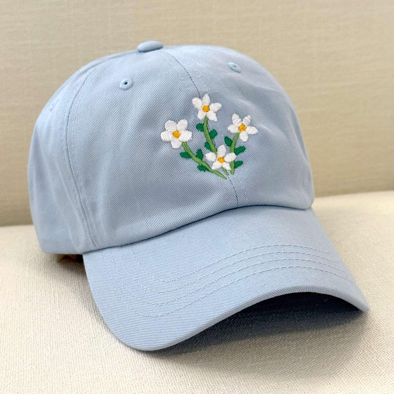 Flower Baseball Cap - Etsy