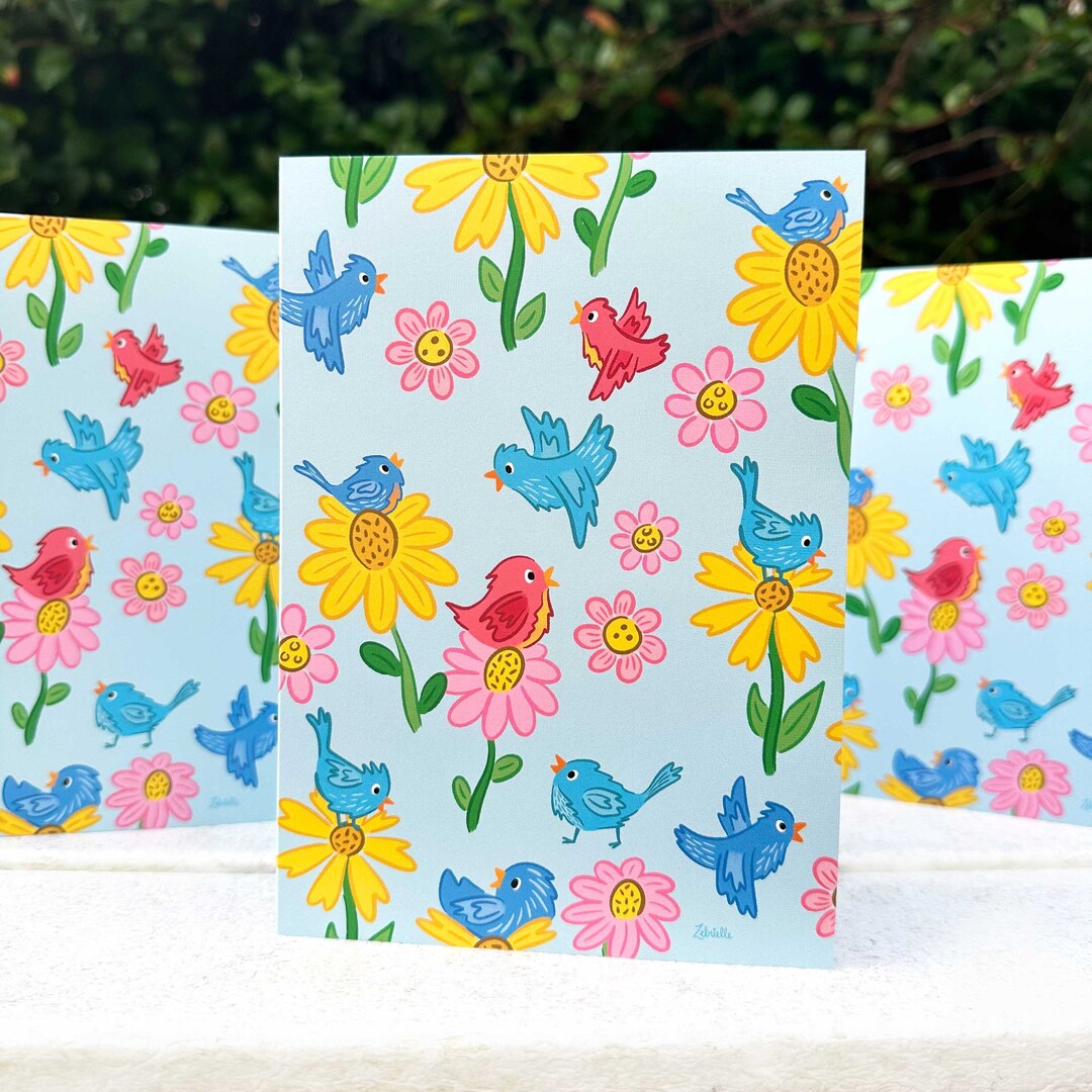 Thoughtful Cards, Stationery Shop, Thank You Notes, Spring Birds, Get ...