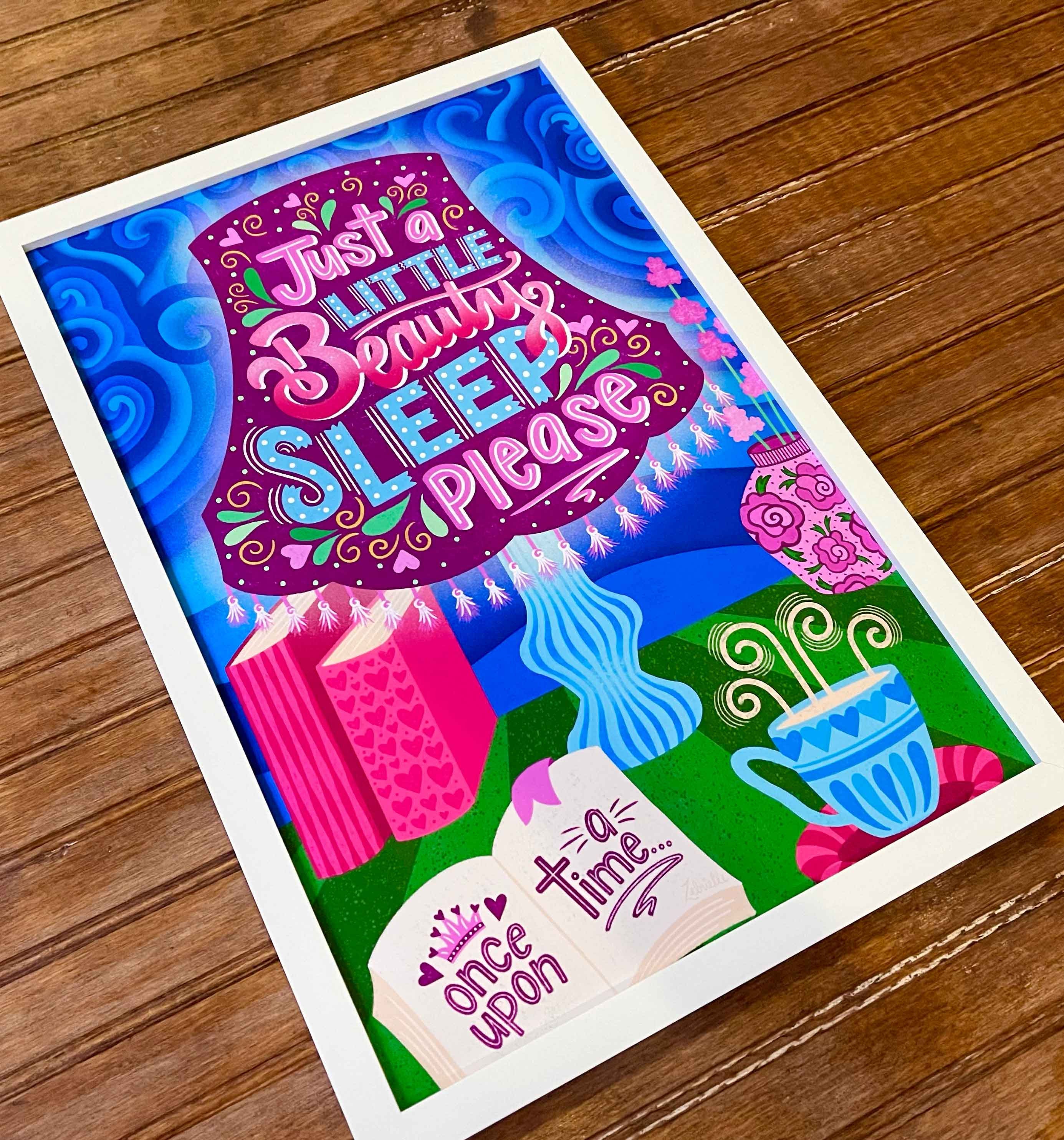 Just a Little Beauty Sleep Please Poster, Sweet Dreams Night Sky ...