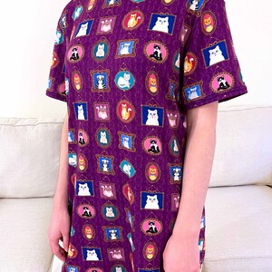 Cat Pajamas Women, Nightgown Pattern, Best Friends Pajamas, Thin ...