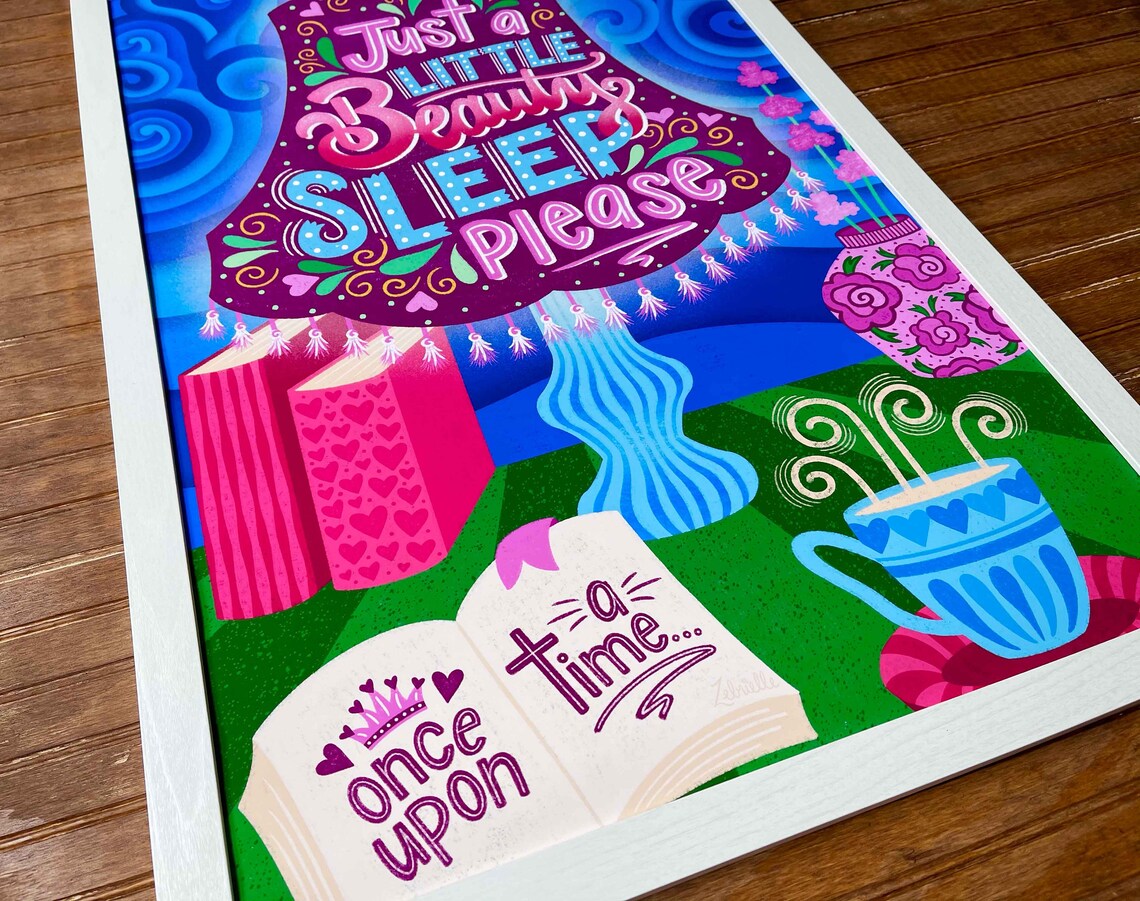 Just a Little Beauty Sleep Please Poster, Sweet Dreams Night Sky ...