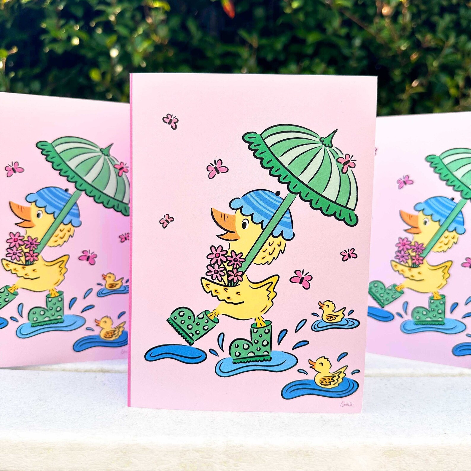 Spring Ducklings Cards, 10 Pack, Ducklings Cards, Spring Greeting Cards ...