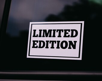 Aufkleber limited edition | Etsy