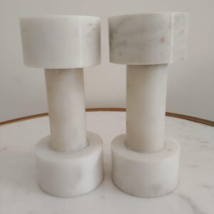 Marble Dumbbell 2.5-3 Kg and Décor, Weight, Exercise Dumbbell, Sports ...