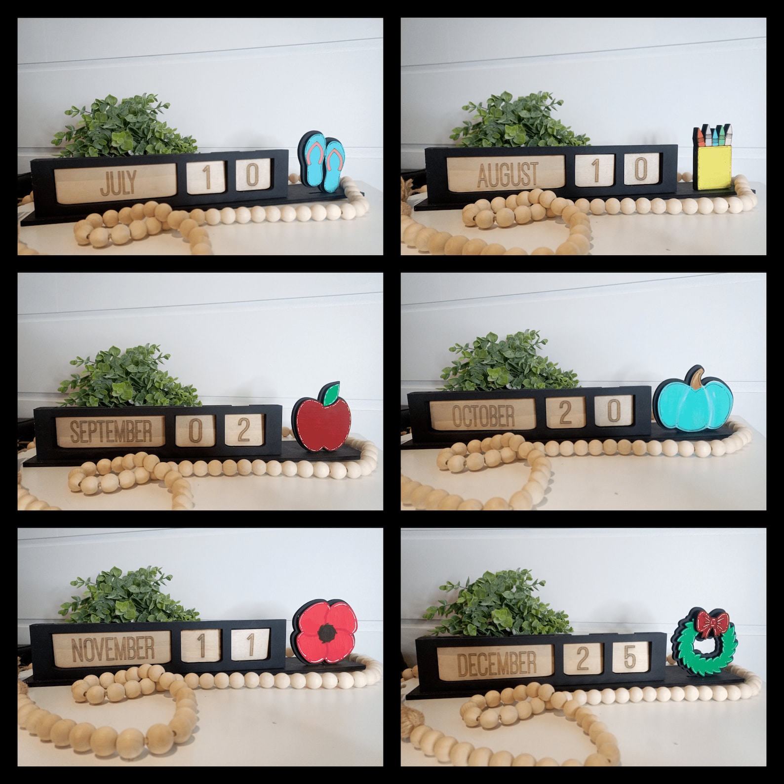 Interchangeable Desktop Calendar DIGITAL FILE - Etsy