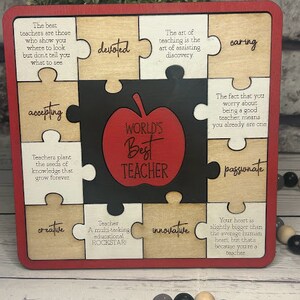 Teacher Puzzle - DIGITAL FILE - Etsy