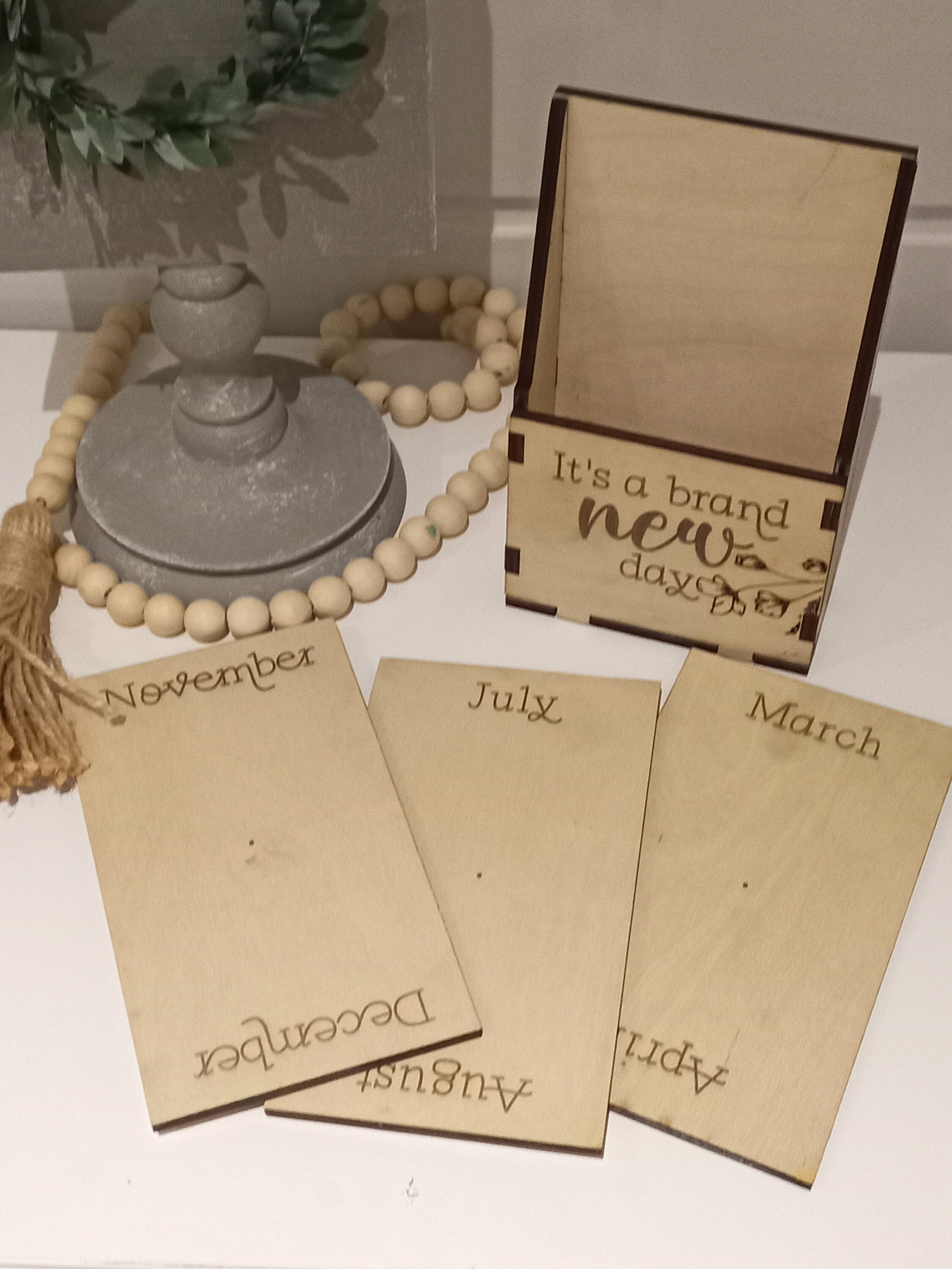 DIGITAL FILE Perpetual Calendar Includes Instructions - Etsy