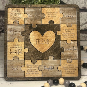 Friend Puzzle - DIGITAL FILE - Etsy